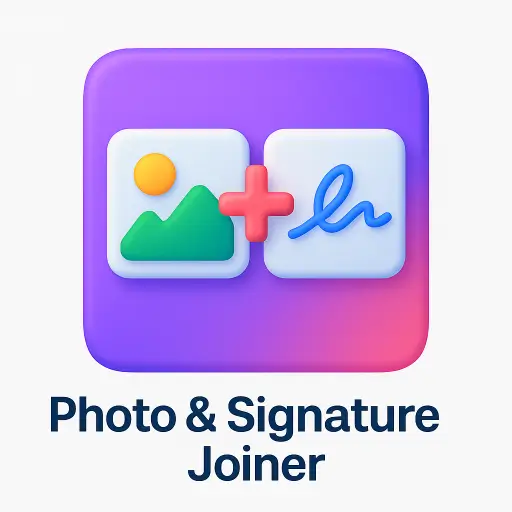 Photo Signature Joiner: Photo & Signature Joiner - Majhi Naukri Tools
